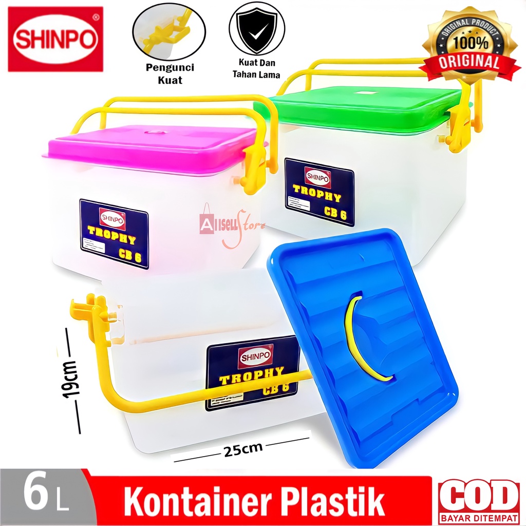 Jual ( BISA COD ) PROMO SHINPO SIP-121 TROPHY CB 6 LITER KONTAINER ...