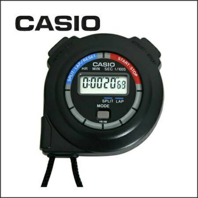 Jual Casio stopwatch hs-3 hs3 alat pengukur waktu original garansi ...