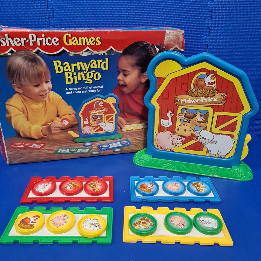 Jual Board Game - Barnyard Bingo by Fisher Price Games | Shopee Indonesia