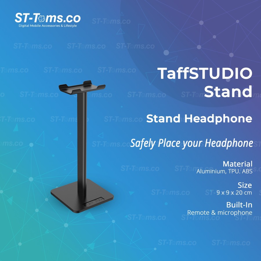 Jual Taff STUDIO Universal Gaming Studio Headphone Stand Hanger Bracket ...