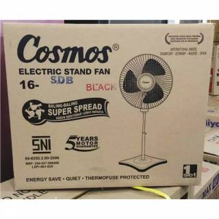 Jual Stand Fan Cosmos 16 SDB Black Garansi Resmi | Shopee Indonesia
