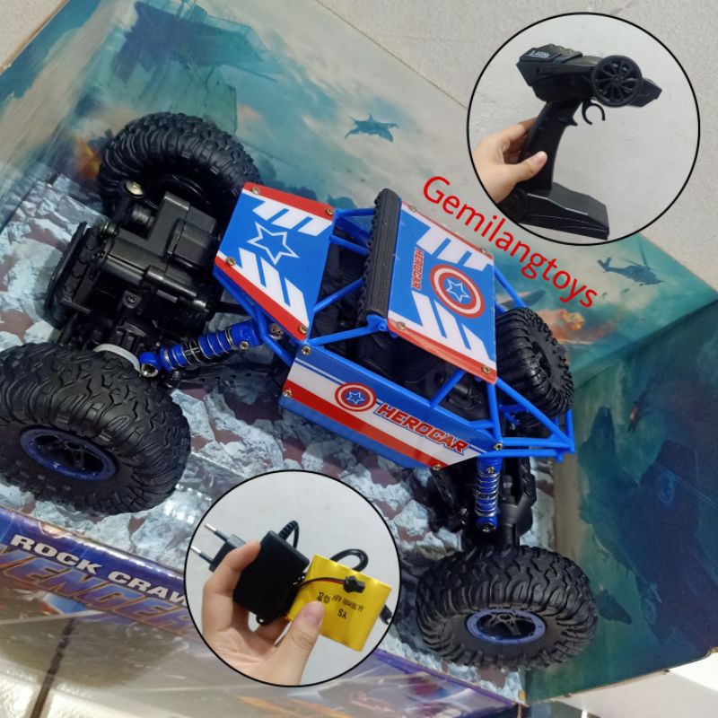 Jual MOBIL RC JEEP ROCK CRAWLER 4WD AVENGER | Shopee Indonesia