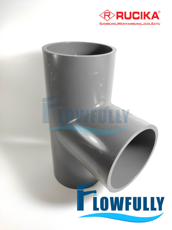 Jual TEE AW 4 inch RUCIKA TEE TS POLOS 4" TEBAL PVC | Shopee Indonesia