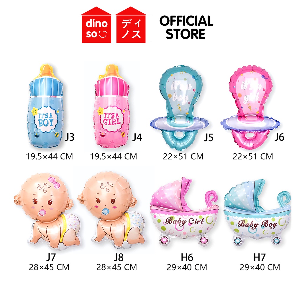 Jual Balon Foil Mini Karakter Baby Shower Party | Shopee Indonesia