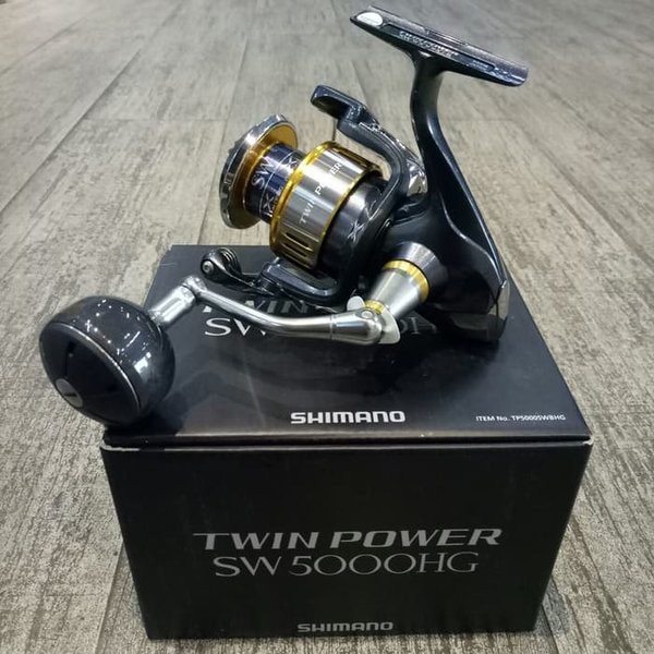 Jual Reel Pancing Shimano Twin Power 15 SW 5000 HG 11 1 bb Katrol ...