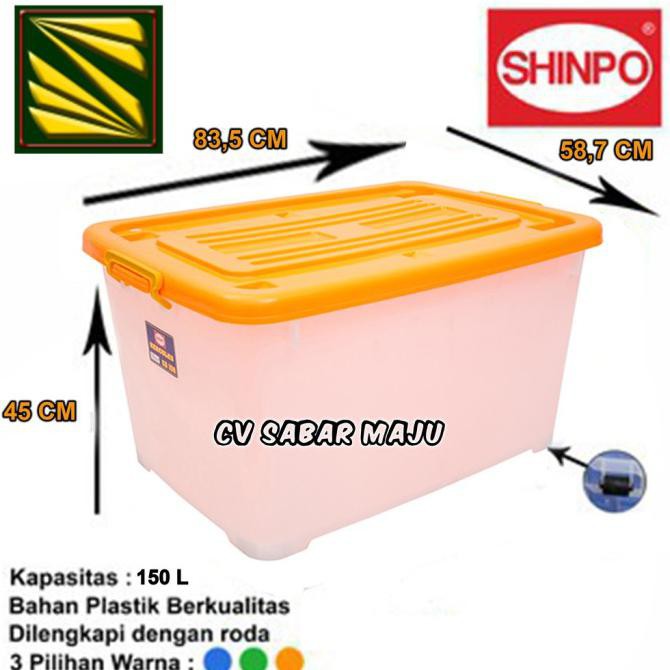 Jual Promo!! Box Container Plastik / Kotak Penyimpanan serbaguna Shinpo ...