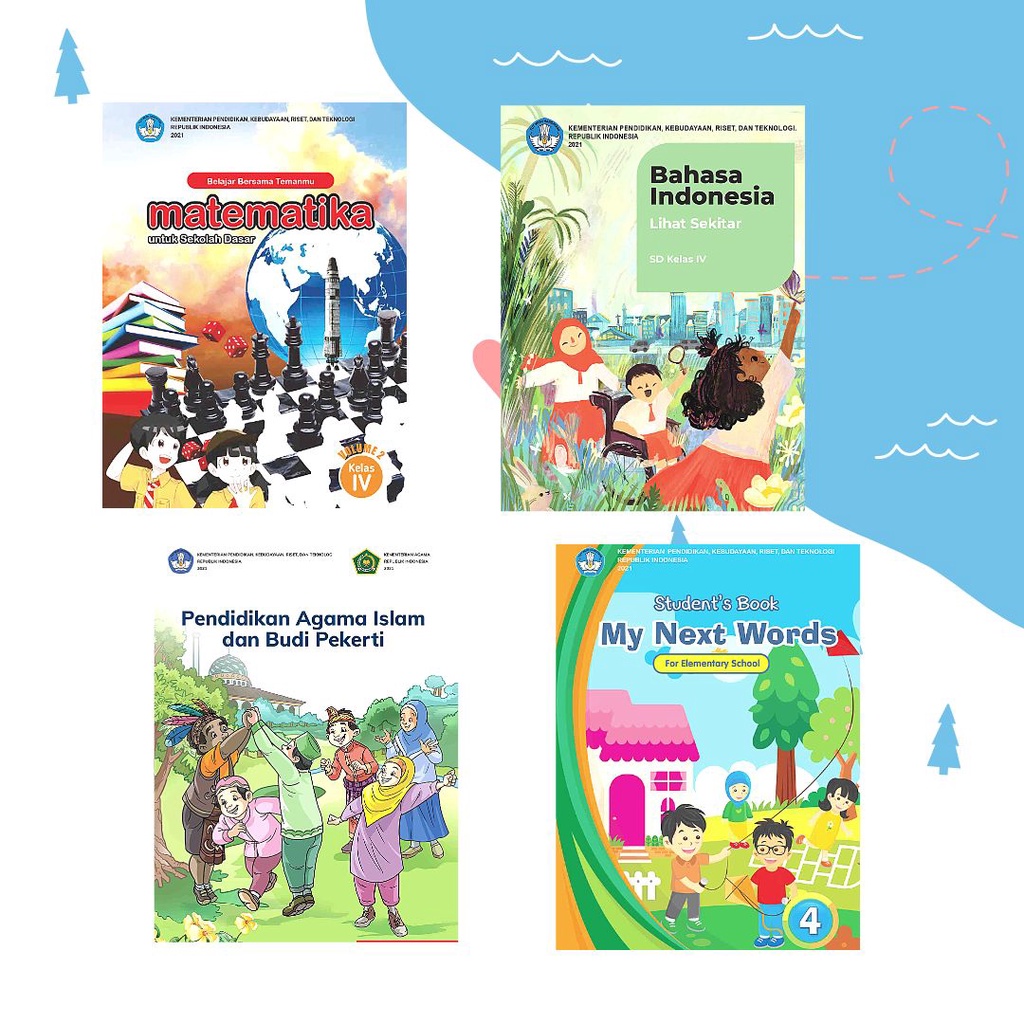 Jual Buku Paket SD Kelas 4 Kurikulum Merdeka - Diknas | Shopee Indonesia