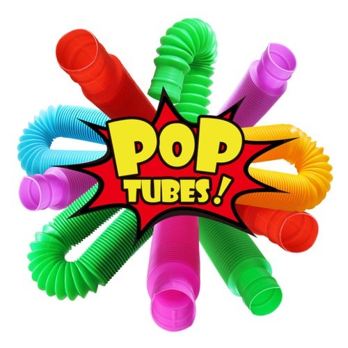 Jual Mainan Pop Tube LED Pop Tubes LED Fidget Pop Tubes Sensory Toys ...