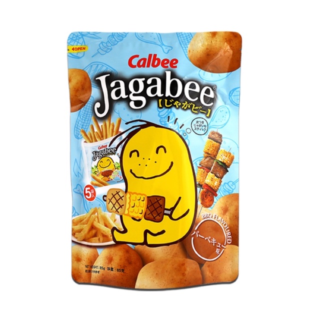 Jual Calbee Jagabee Potato Stick Pouch (BBQ) | Shopee Indonesia