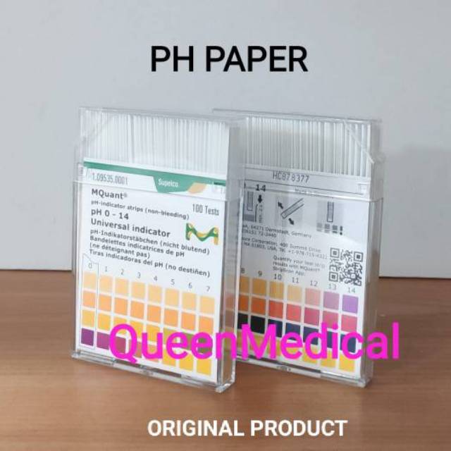 Jual Kertas PH Merck Universal PH 0-14/Lakmus/Merck/PH Paper Merck ...