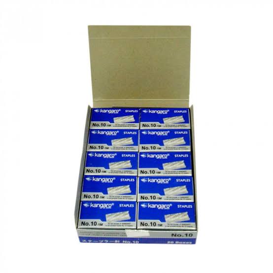 Jual Isi Staples Necis Kecil Kangaro No.10 Isi 20 Pcs | Shopee Indonesia