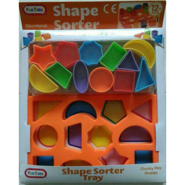 Jual Funtime Shape Sorter Tray | Shopee Indonesia
