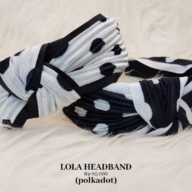 Jual Lola Headband (Bando kepala polkadot) | Shopee Indonesia
