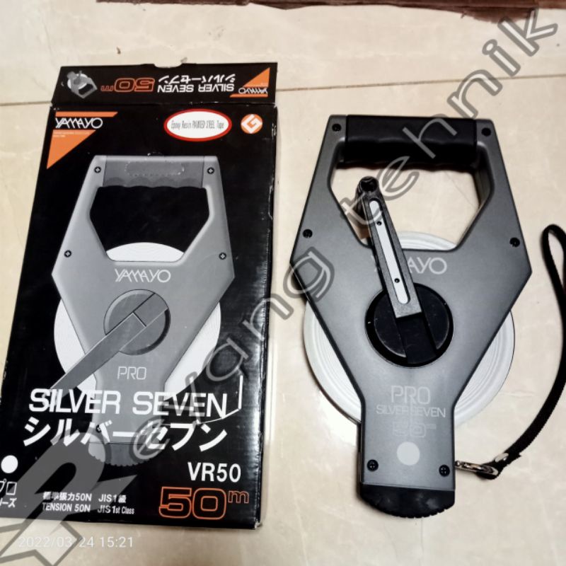 Jual Meteran Roll 50 meter YAMAYO PRO SILVER SEVEN 50m | Shopee Indonesia