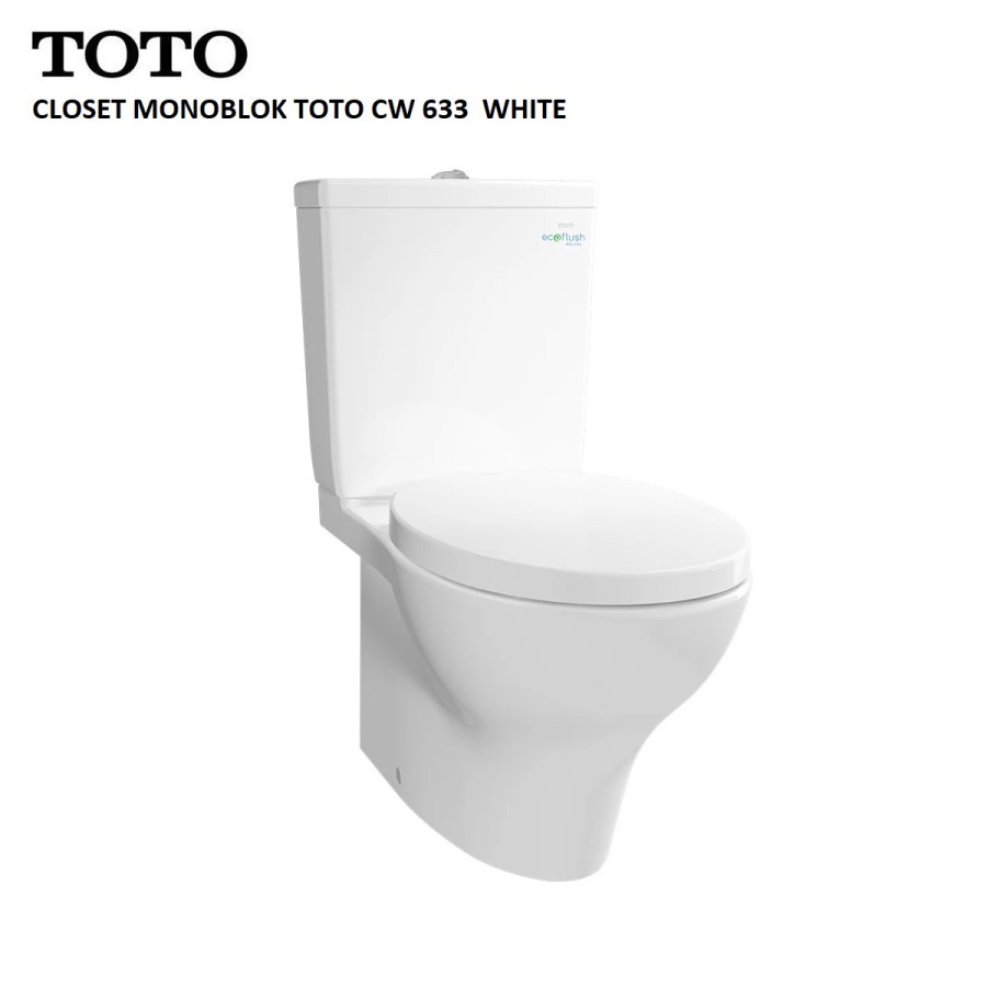 Jual Monoblok TOTO CW 633 Eco Washer White Pengiriman Khusus D.I ...