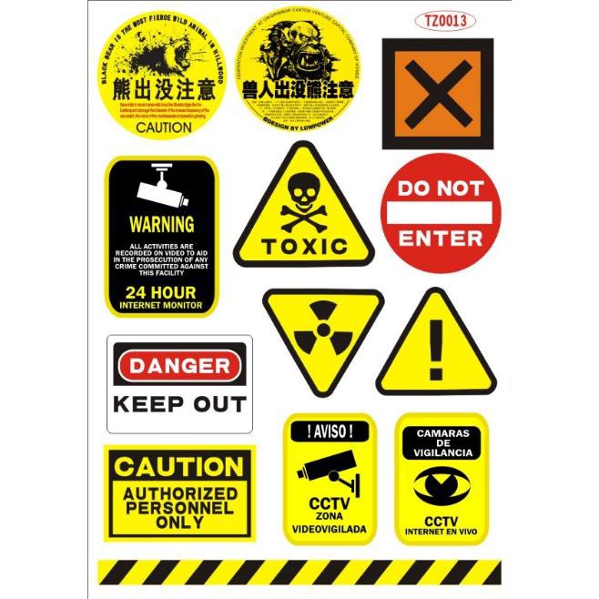 Jual stiker/sticker Warning for Laptop | Shopee Indonesia