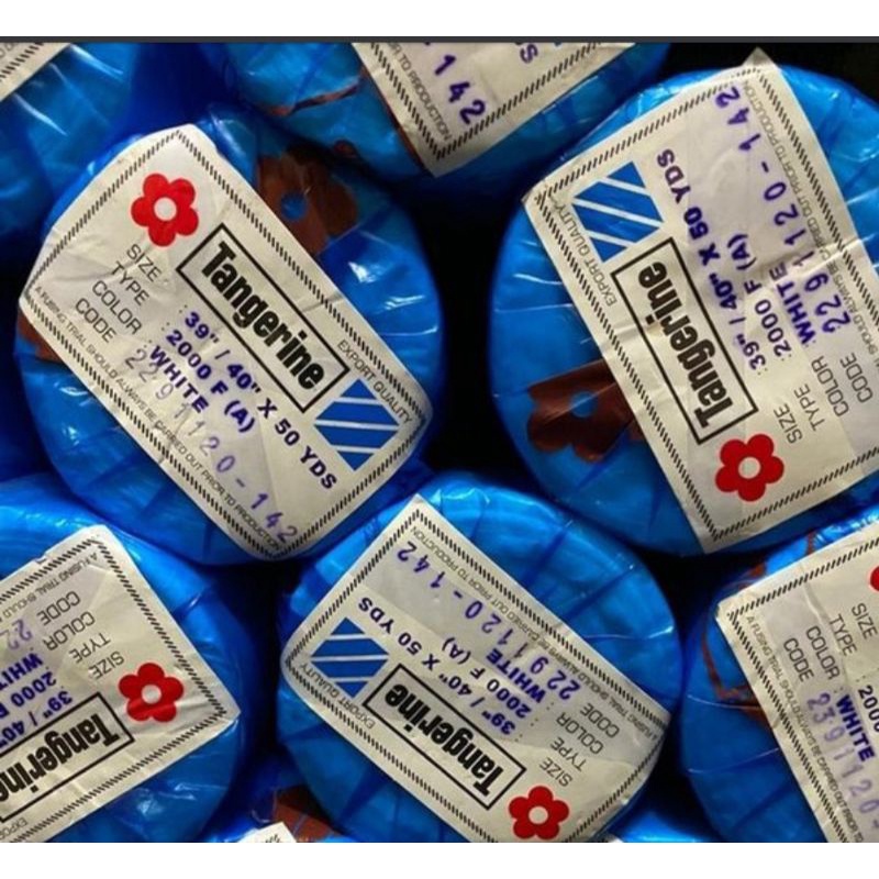 Jual tangerine 2000f/viselin/kain kapas per ROLL | Shopee Indonesia