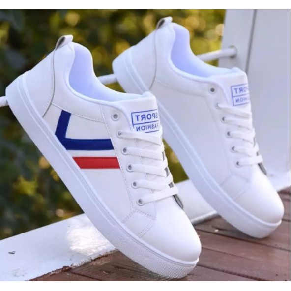 Jual sepatu sneakers pria putih sepatu sneaker pria | Shopee Indonesia