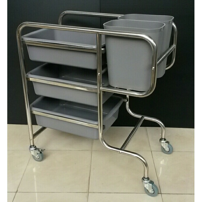 Jual Clear Up Trolley \U002F Troli Piring Kotor | Shopee Indonesia