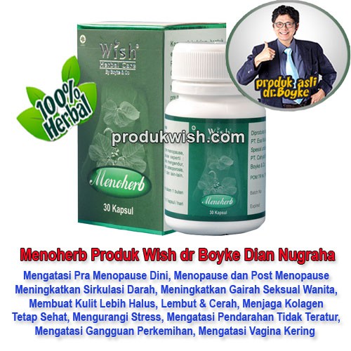 Jual Menoherbs Atasi Menopause Produk Herbal Asli Wish Dr Boyke ...