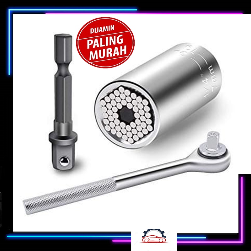 Jual Kunci Pas Socket Universal Super Gator Grip Soket Sok Wrench Ring ...