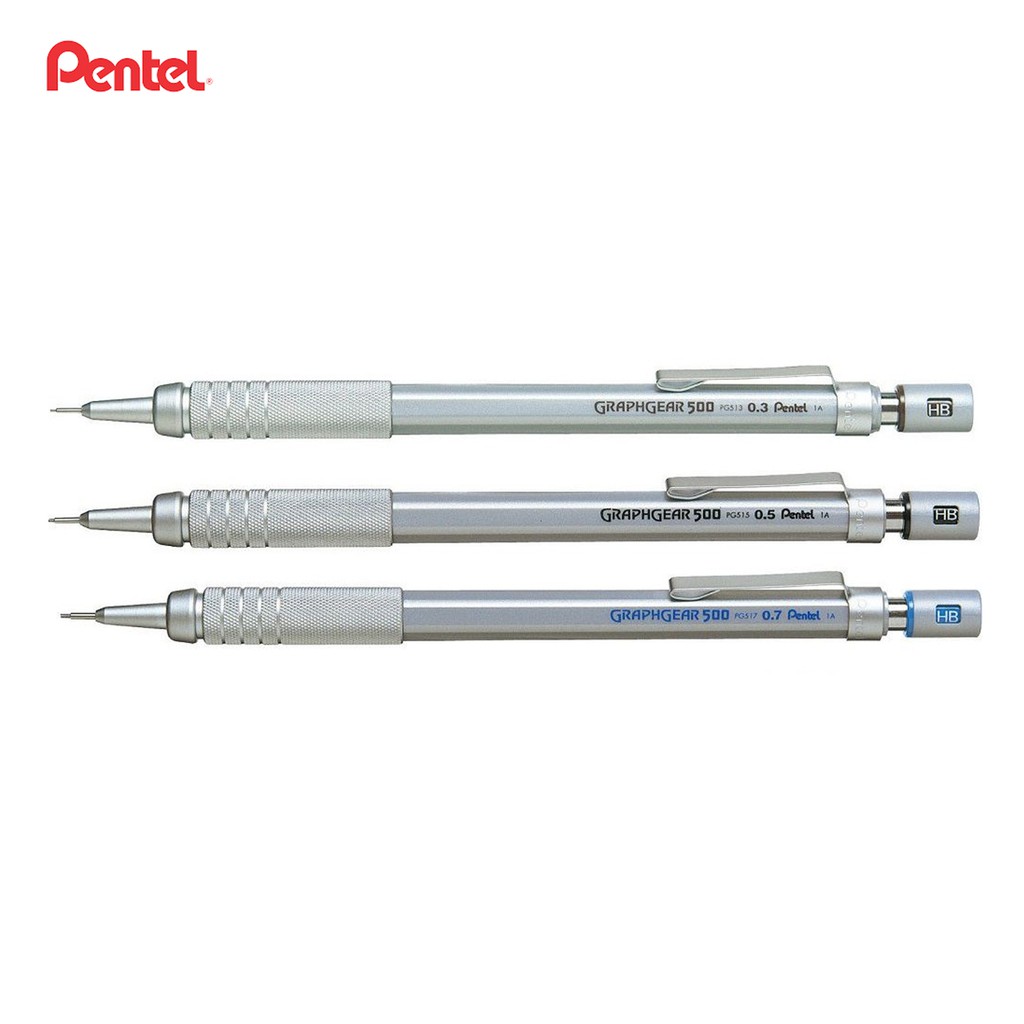 Jual Pentel Graph Gear 500 Mechanical Drafting Pencil (0.3 / 0.5 / 0.7 ...