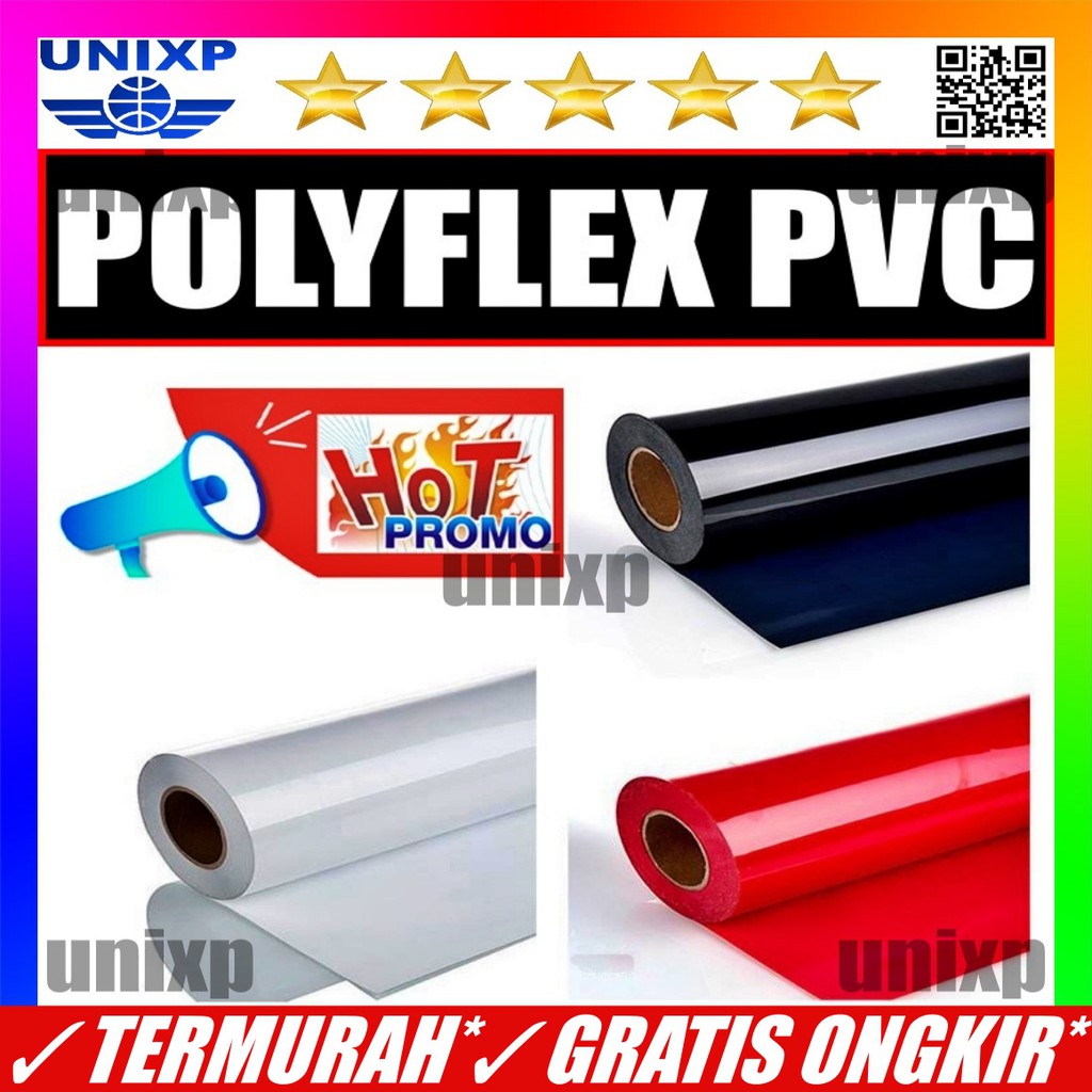 Jual PROMO! Polyflex Korea Pvc Flex Bahan Sablon Polyflex Pvc Poliflex ...