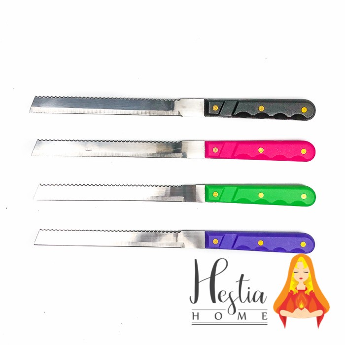 Jual Pisau Piso Roti Kue Bread Knife Knives Gerigi Tajam Stainless ...