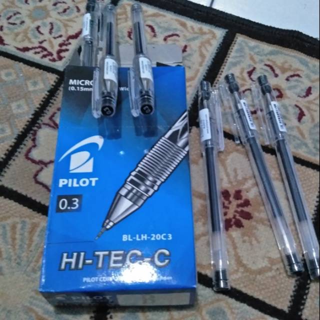 Jual pulpen hitec-c 0.3 pilot ( harga 1 biji pulpen,bukan 1 pack ...