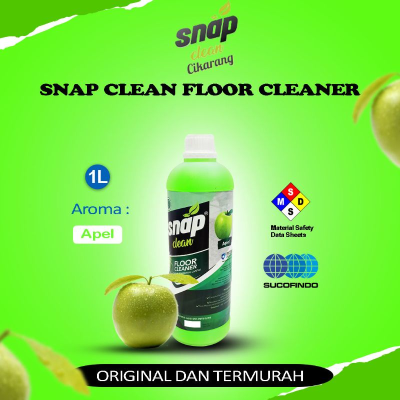 Jual SNAP CLEAN FLOOR CLEANER CAIRAN PEMBERSIH LANTAI 1L | Shopee Indonesia