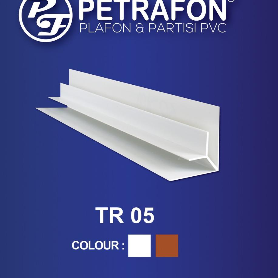 Jual Lis Plafon PVC Type TR 05 - Lis Drop Pvc - Lis Siku Dalam PVC ...