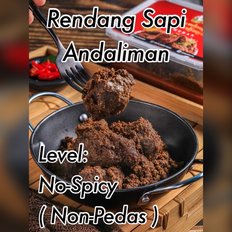 Jual Rendang Sapi Andaliman ( No Spicy ) | Rendang Medan | Rendang ...