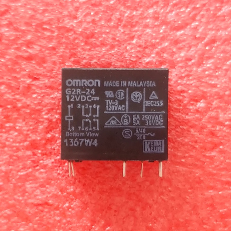 Jual Relay 12V 8 Pin G2R-24 12VDC OMRON | Shopee Indonesia
