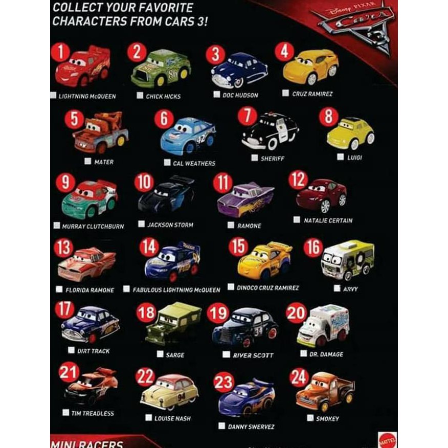 Jual Disney Cars 3 Dinoco Cruz Ramirez No 15 Mini Racers Mattel Mini ...