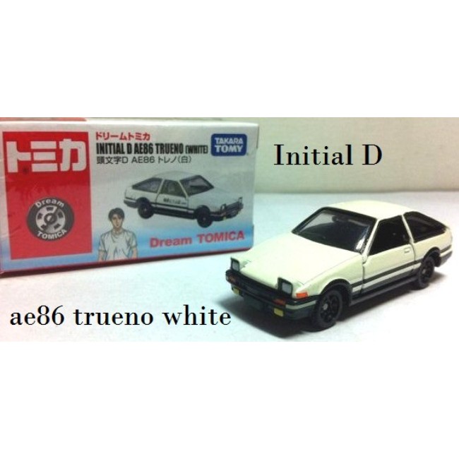 Jual tomica initial d ae86 trueno white | Shopee Indonesia