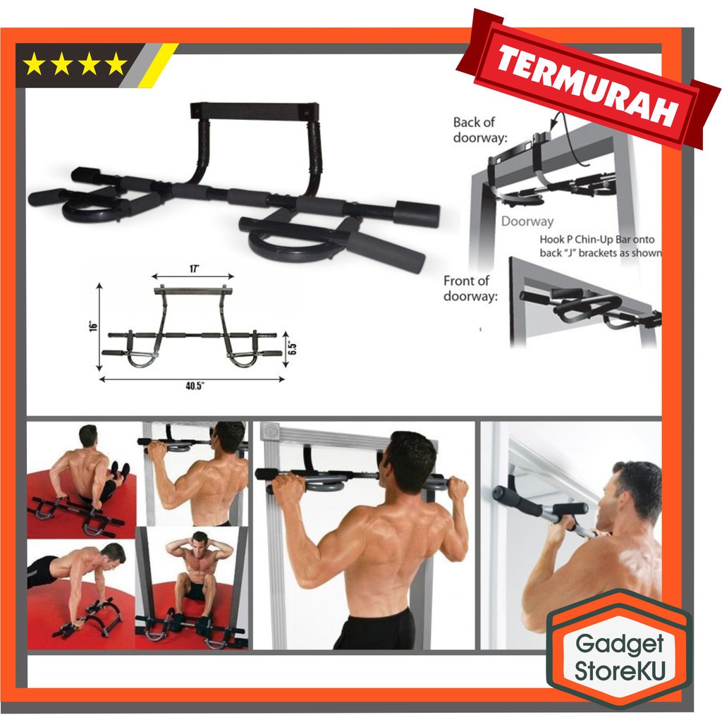 Jual Alat Gym - Alat Pull Up - Iron Gym Extreme Alat Pull Up Pintu ...