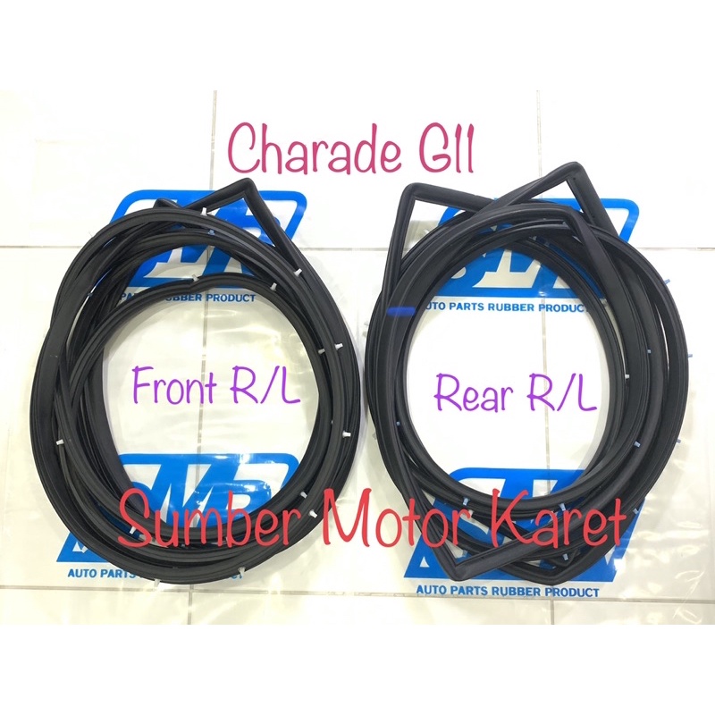 Jual Karet Pintu Daihatsu Charade G11 Tahun 1984-1986 | Shopee Indonesia