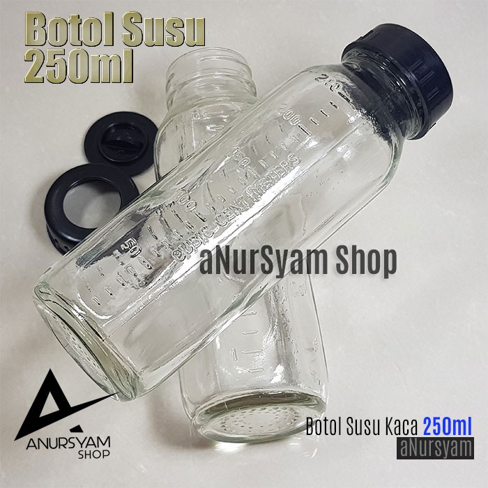 Jual 36pcs Botol Kaca 250 ml / Botol Susu Per Dus / Botol Susu Kaca 250 ...