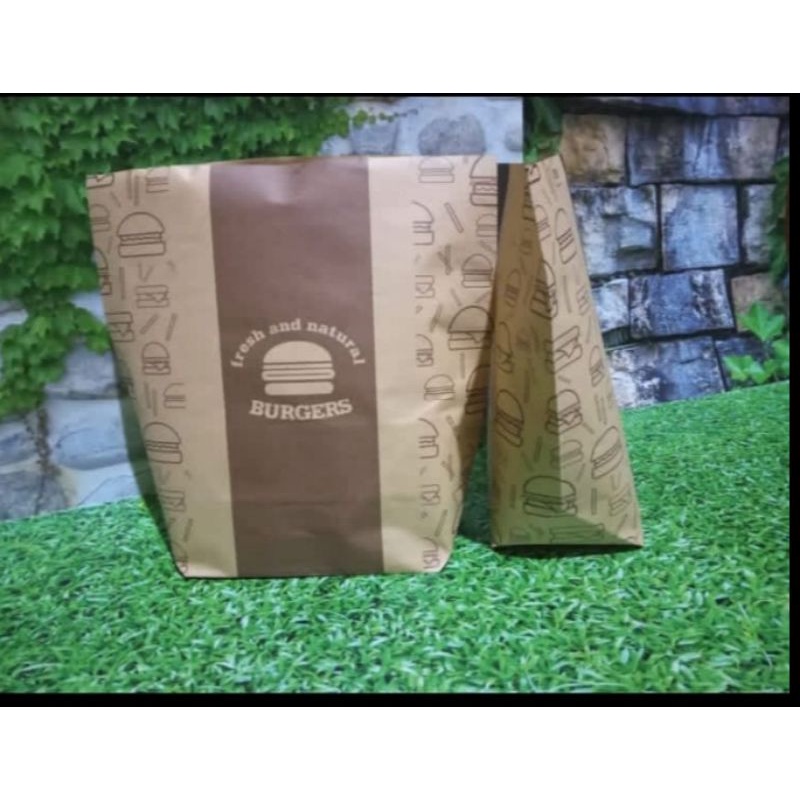 Jual Kantong Burger / Packing Burger / Dus Burger | Shopee Indonesia