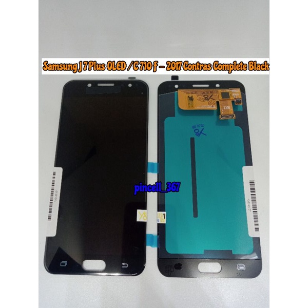 Jual LCD TOUCHSCREEN SAMSUNG J7 PLUS OLED / C 710 F - 2017 CONTRAS ...