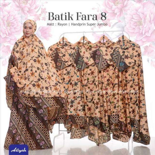 Jual MUKENA HANDPRINT BATIK FARA #8 | Shopee Indonesia