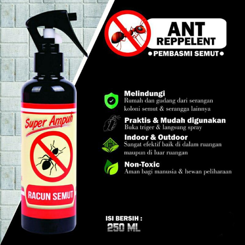 Jual OBAT RACUN PEMBASMI ANTI SEMUT SUPER AMPUH SPRAY SEMPROT 250ML ...
