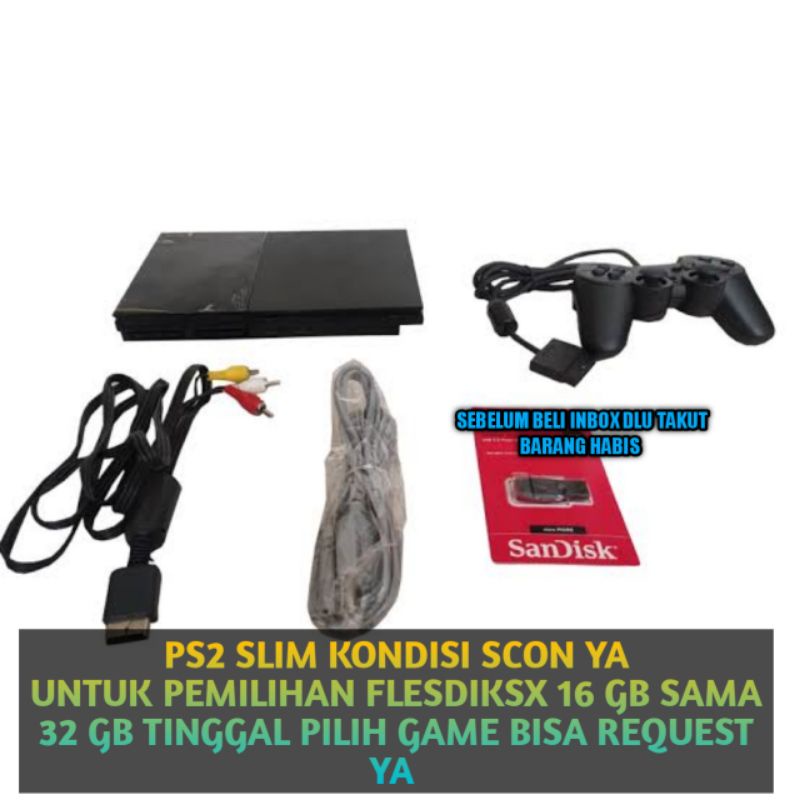 Jual PS2 FAT/PS2 SLIM | Shopee Indonesia