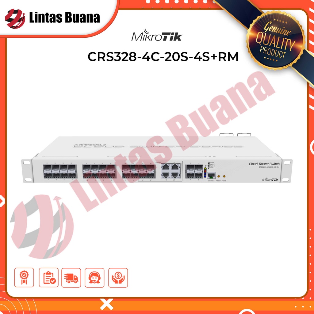 Jual MikroTik CRS 328 4C 20S 4S+ RM CRS328-4C-20S-4S+RM | Shopee Indonesia