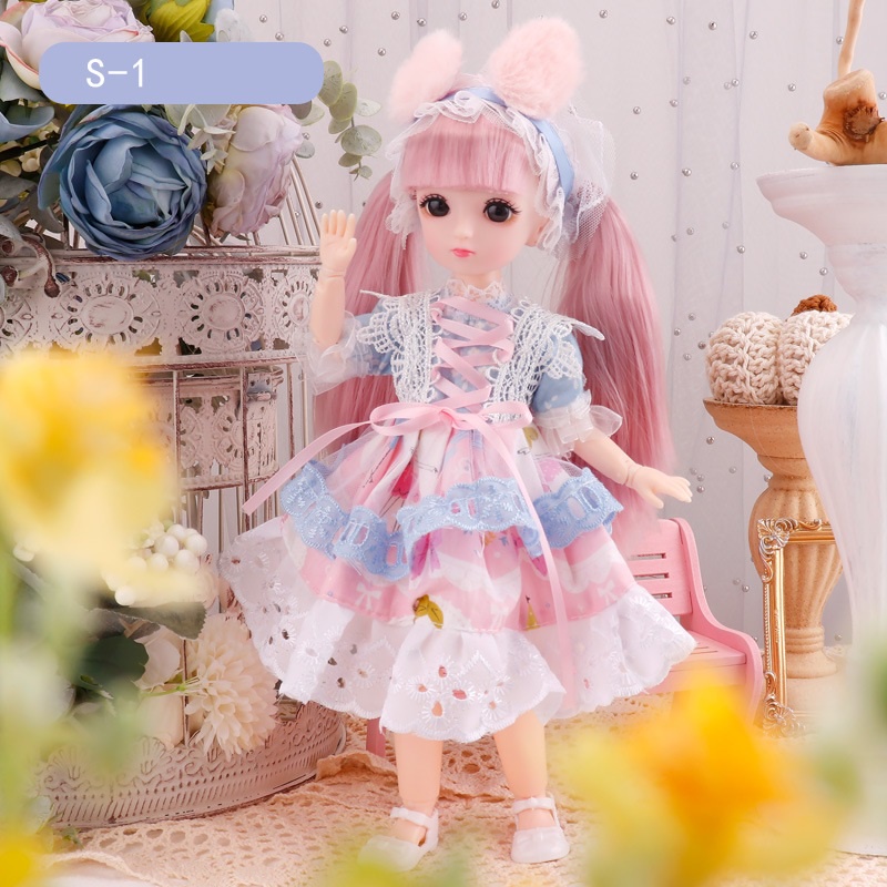 Jual FAVO Mainan Anak Boneka Seri (S U) BJD Doll 30cm Cute DIY Girls ...