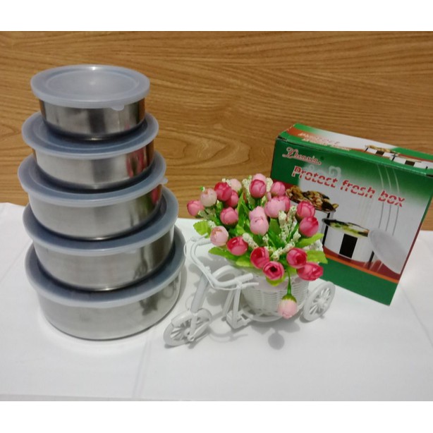 Jual Rantang 5 Susun Stainless Steel Protect Fresh Box | Shopee Indonesia