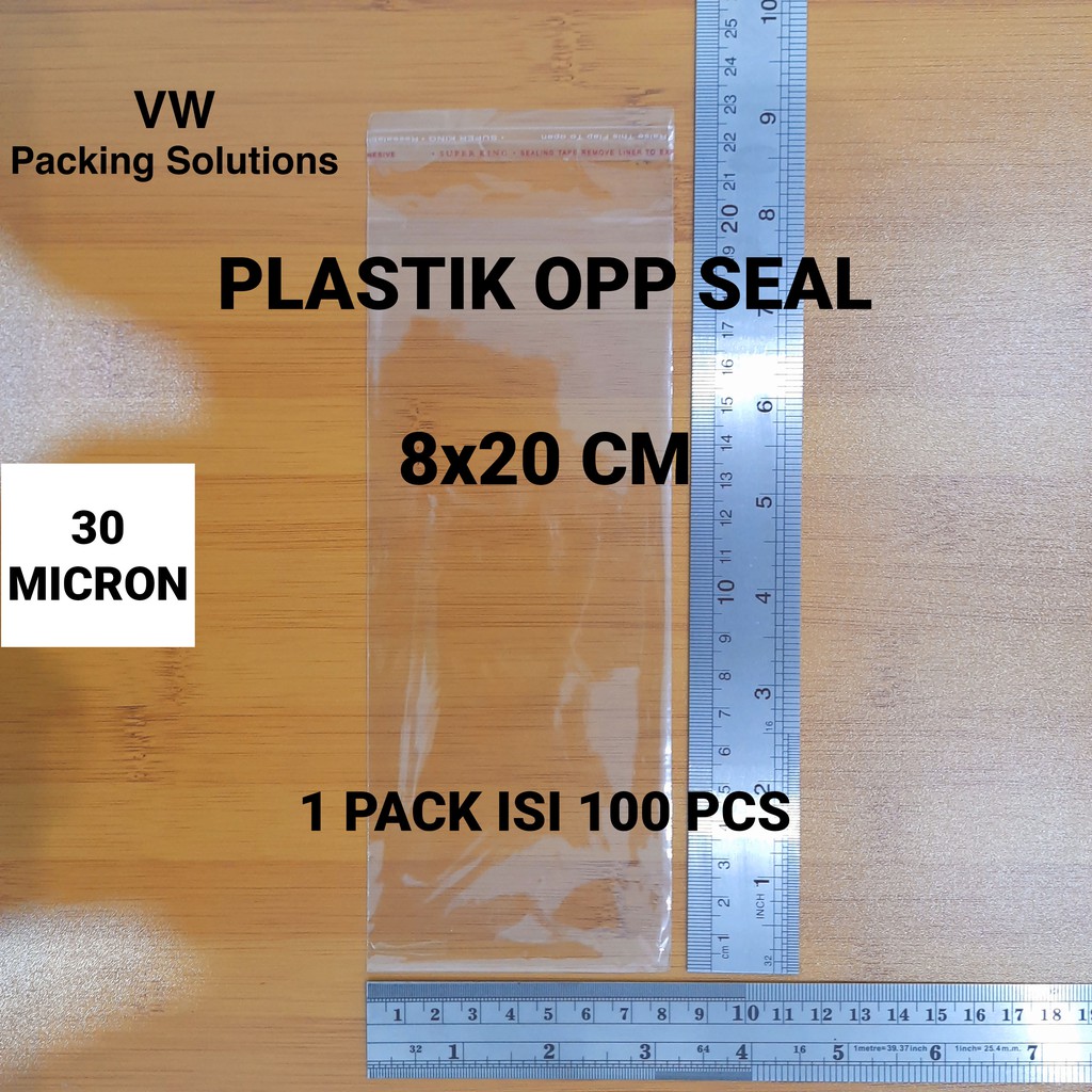 Jual Plastik Opp Seal 8x20 cm 30MIC / Plastik sendok | Shopee Indonesia