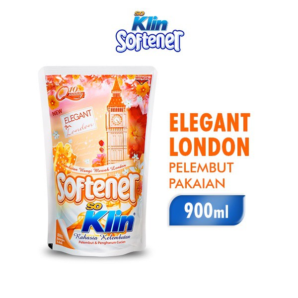 Jual SOKLIN SOFTENER Pelembut dan Pewangi Pakaian Kuning 900ML | Shopee ...