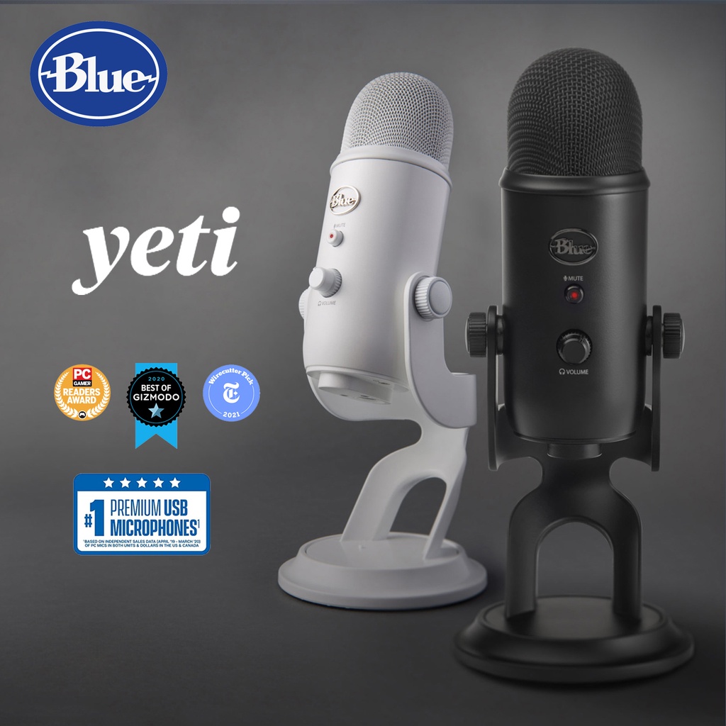 Jual Blue Yeti USB Mic Best Seller untuk Youtube, Podcast, Streaming ...