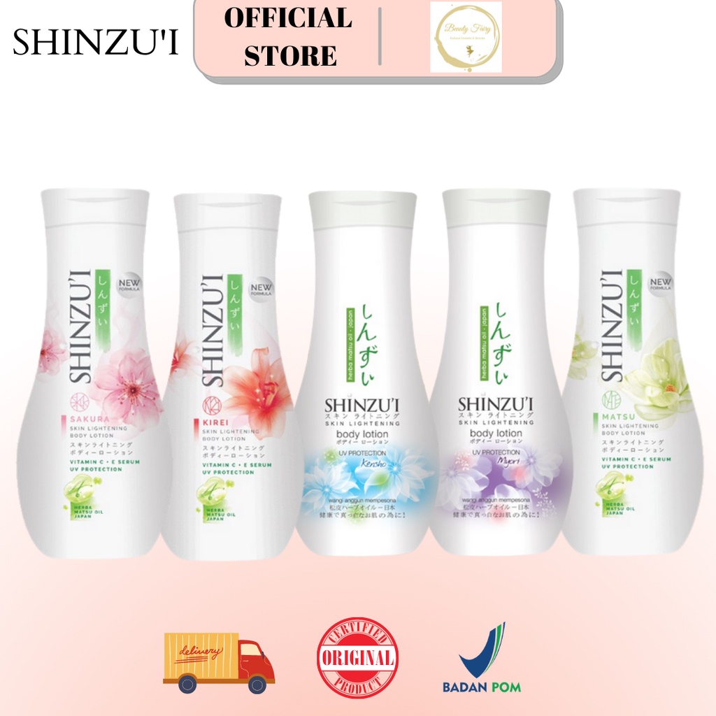 Jual Shinzu'i Skin Lightening Body Lotion 210ml Shinzui | Shopee Indonesia